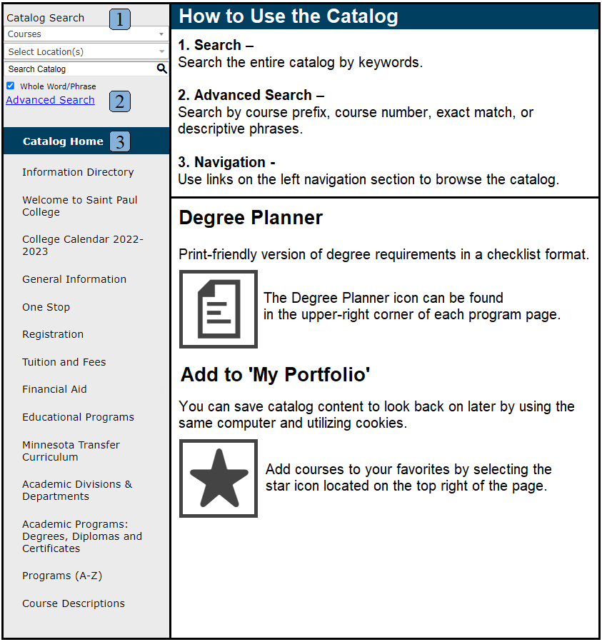 Saint Paul College - Acalog ACMS™